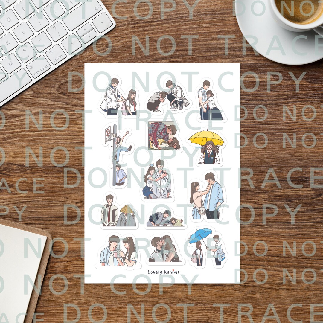 Lovely Runner K-drama Sticker Sheet - Etsy