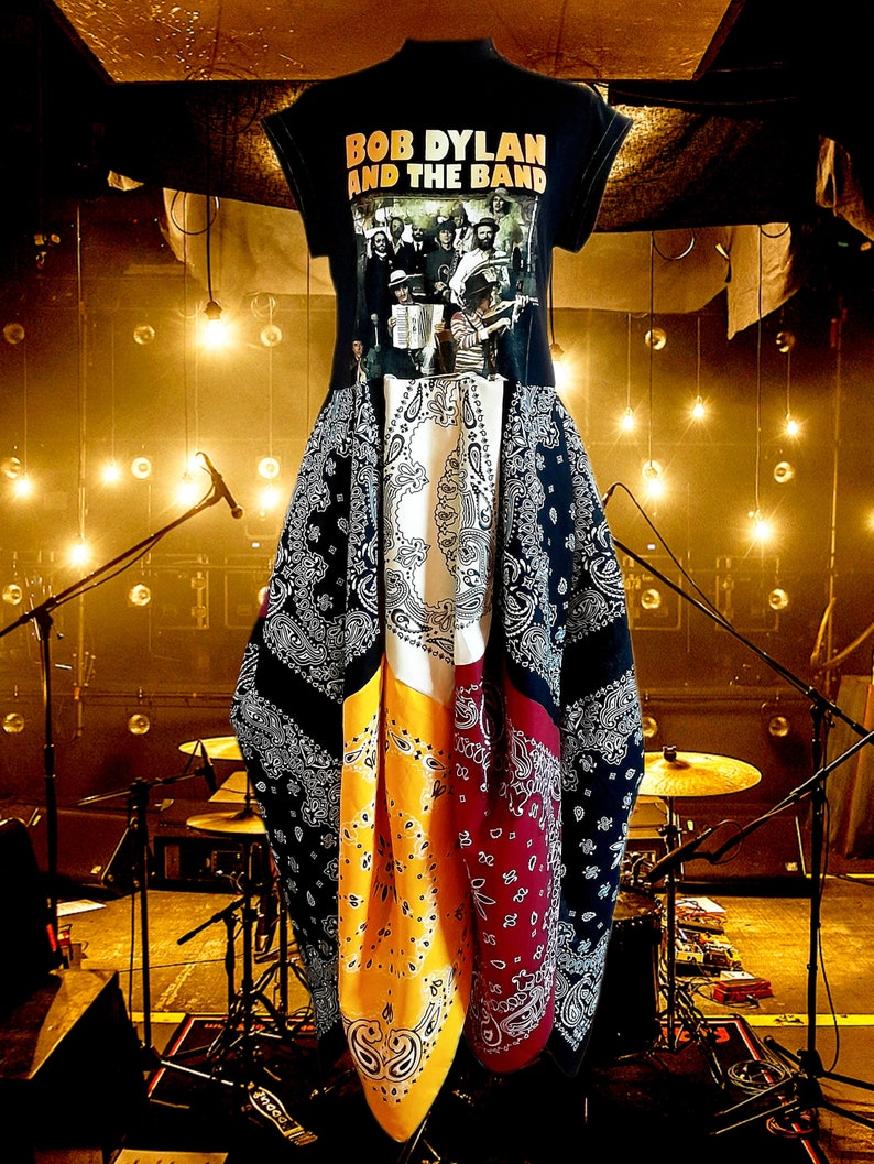 Small Bob Dylan & the Band Maxi Festival Dress - Etsy