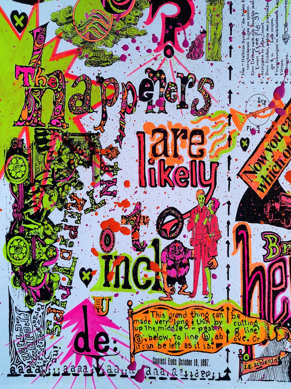 12x19 Official Merry Prankster Intrepid Trips Acrylic Splat ...