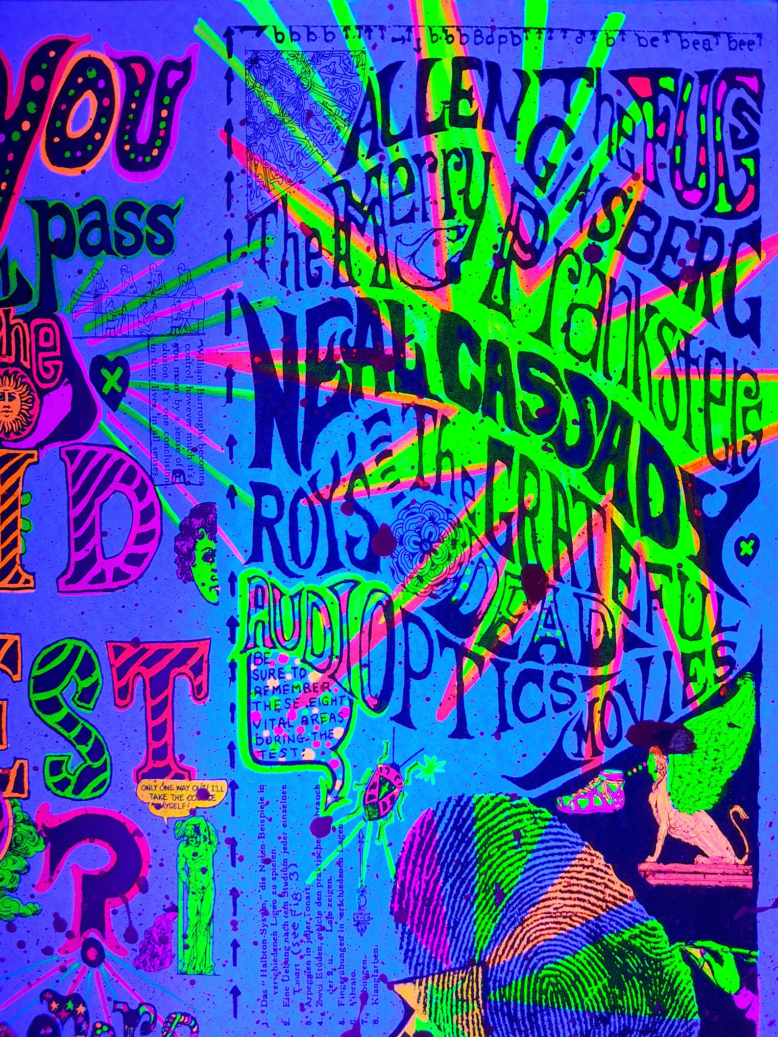 12x19 Official Merry Prankster Intrepid Trips Acrylic Splat ...