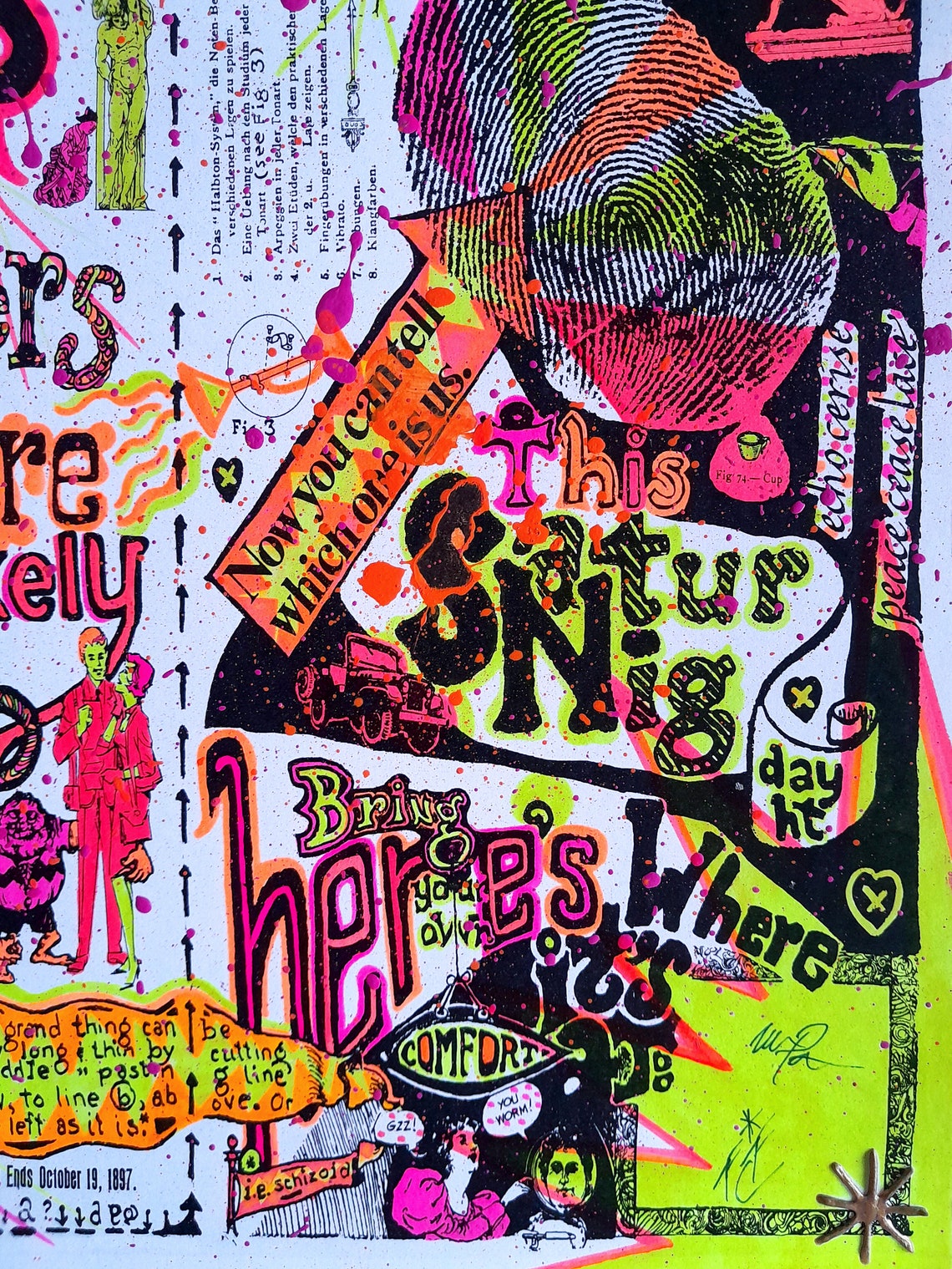 12x19 Official Merry Prankster Intrepid Trips Acrylic Splat ...