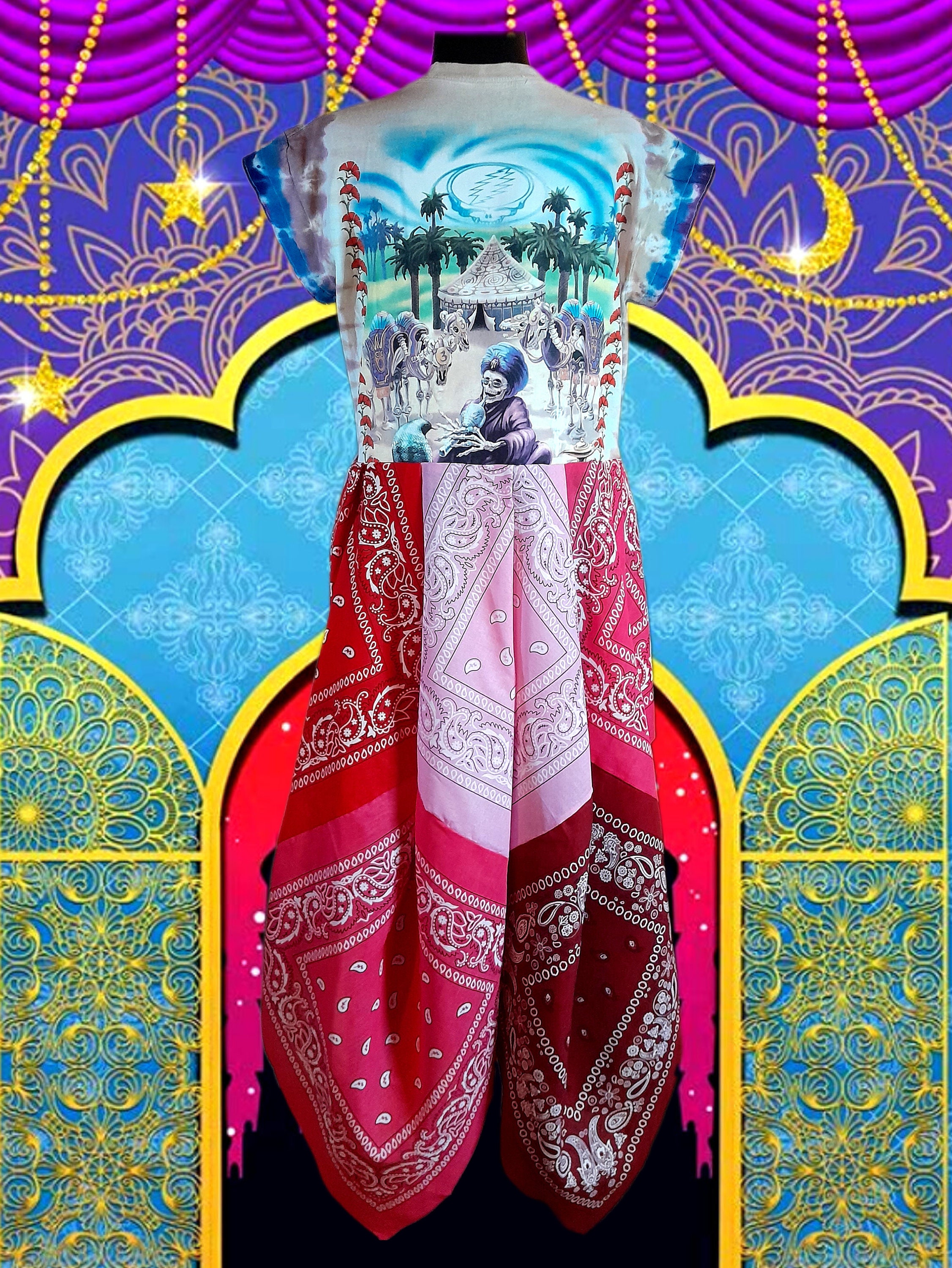 Small Grateful Dead Carpet Ride Maxi Festival Bandana Grateful Dead ...