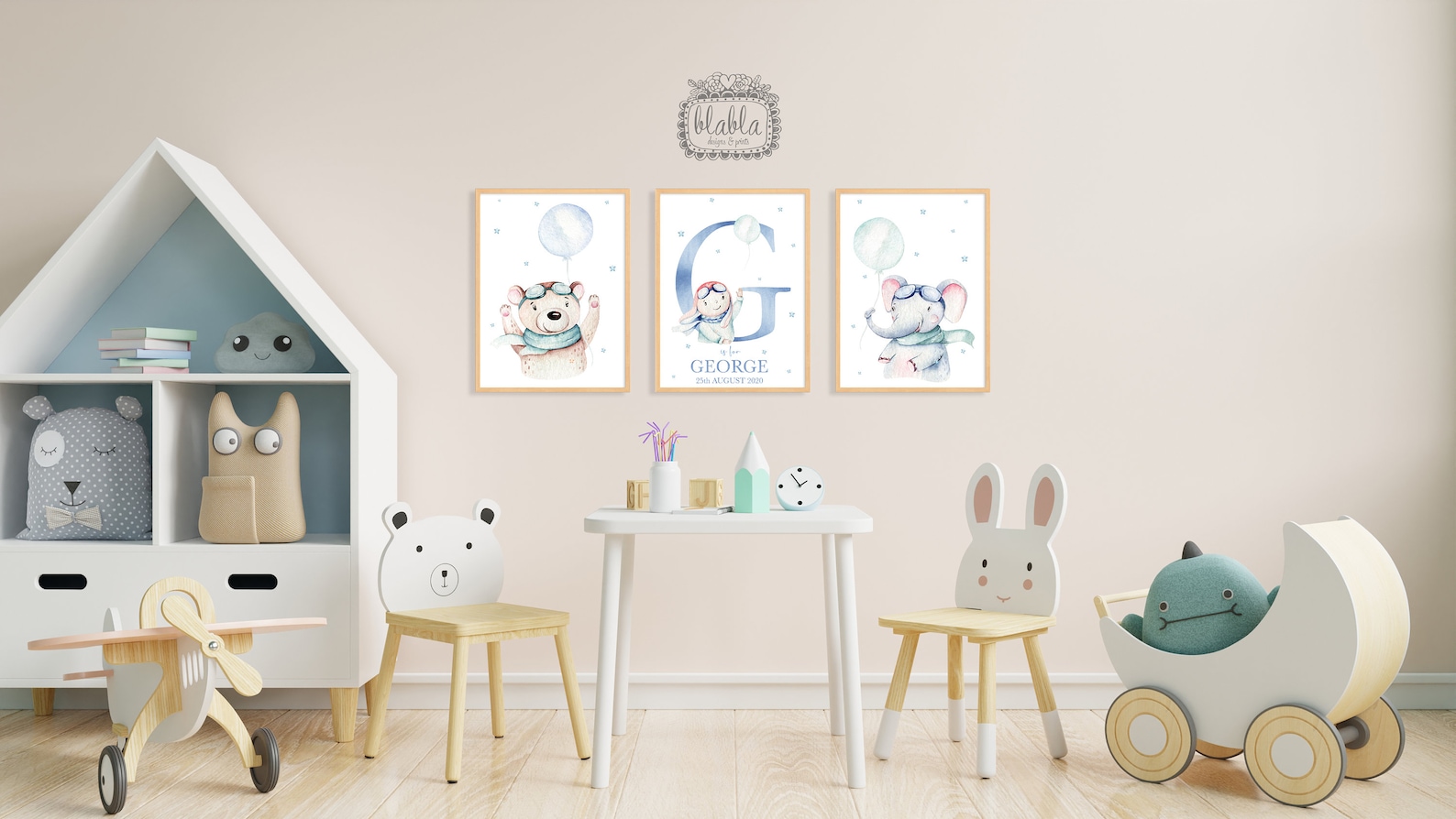 Baby Birth Boy Nursery Posters Cute Baby Posters Cute - Etsy UK