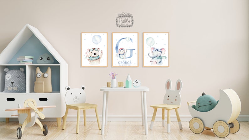 Baby Birth Boy Nursery Posters, Cute Baby Posters, Cute Animals ...