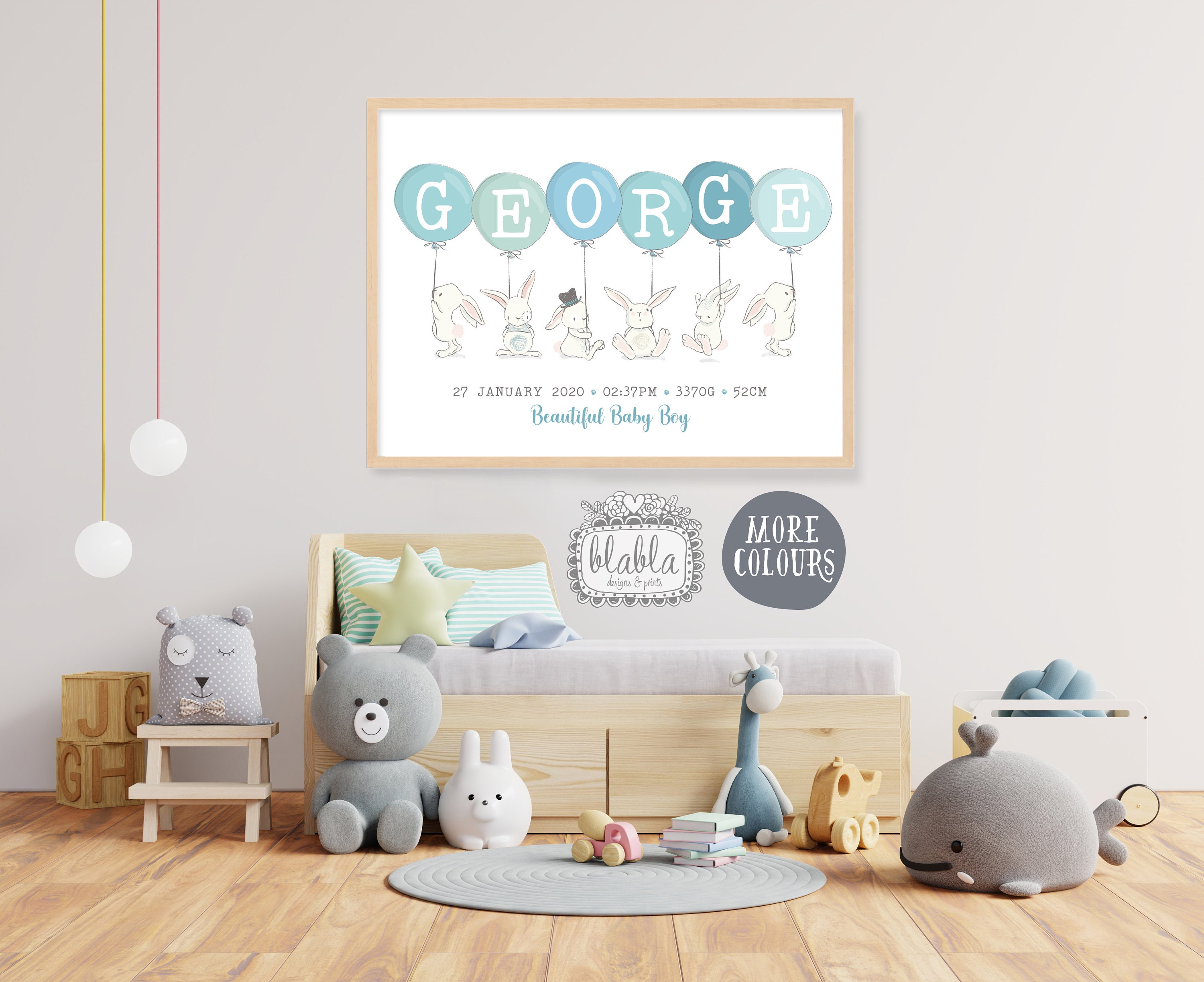 Birth Poster Birth Print Baby Birth Poster Baby Gift - Etsy UK