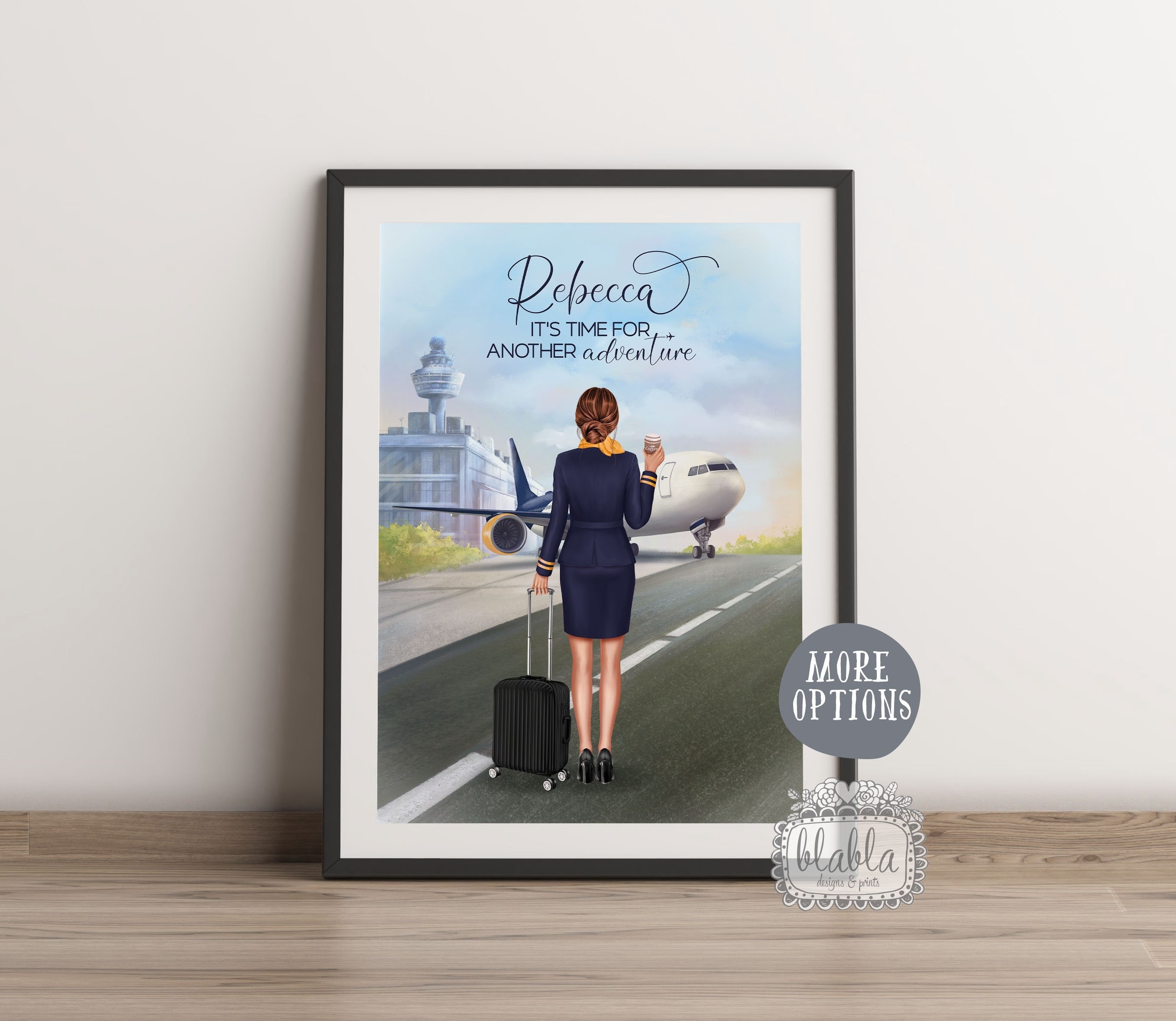 Personalized Pilot Print: Custom Aviation Gift - Etsy