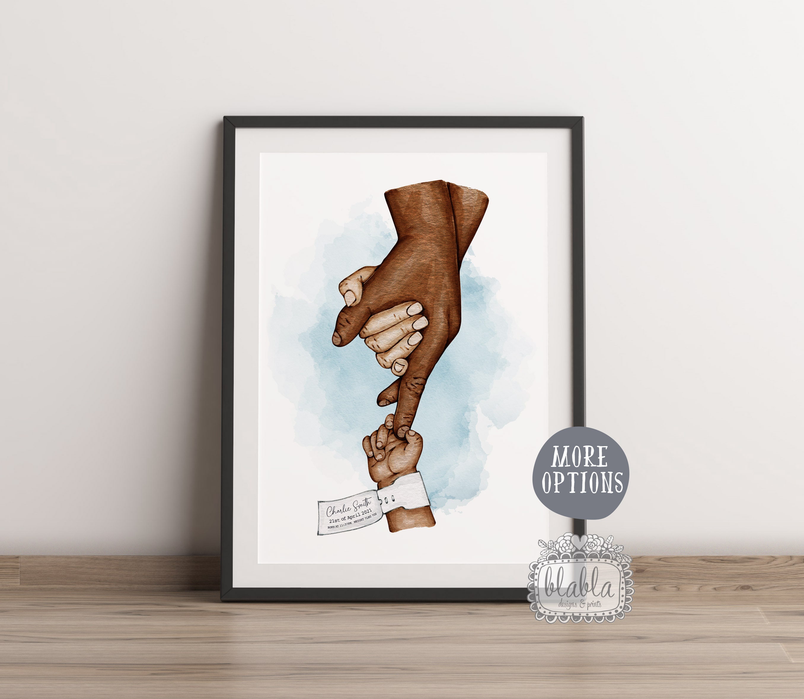 DIGITAL FILE ONLY Family Hand Print, Family Print, Family Custom Print ...