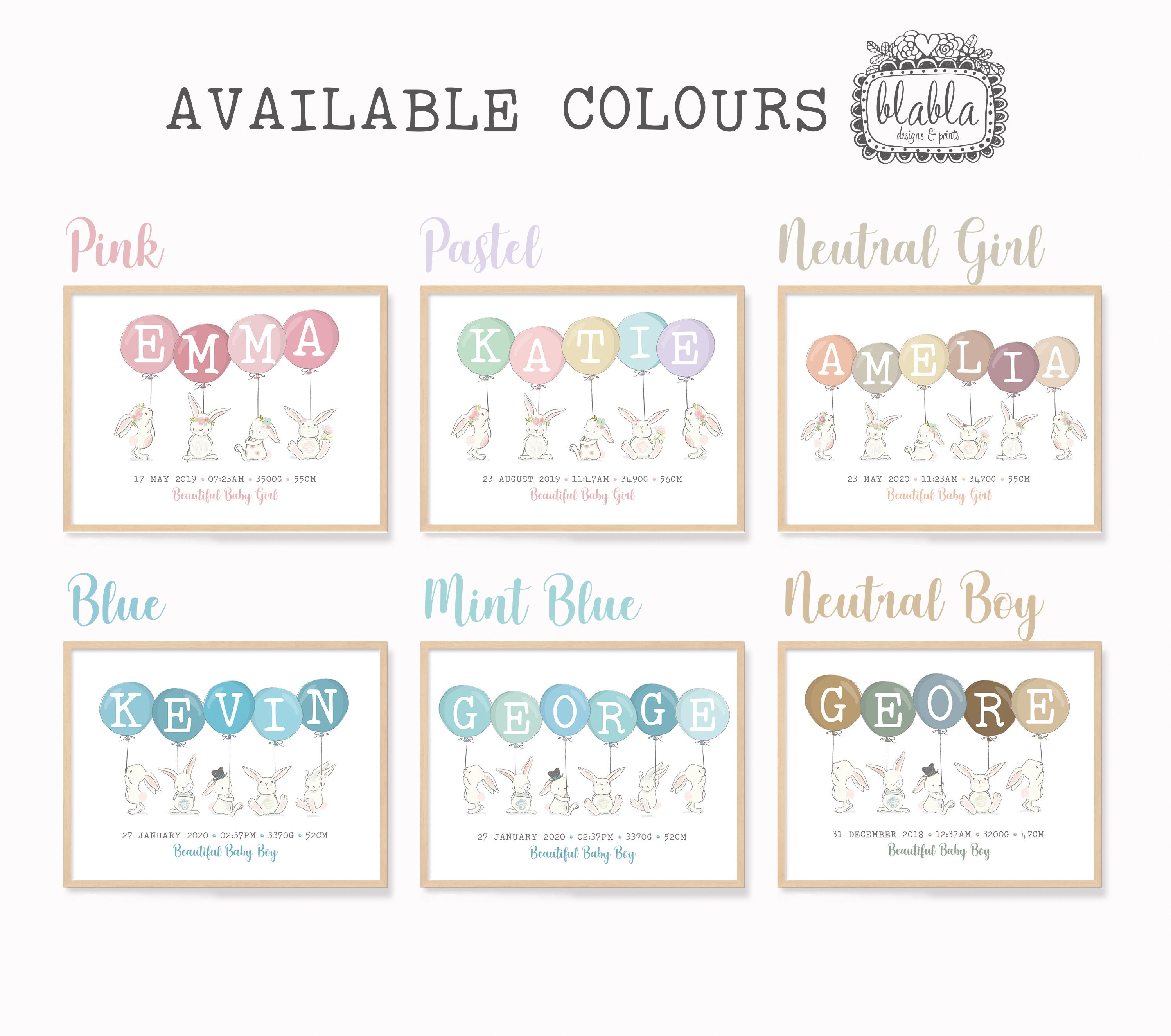 Birth Poster Birth Print Baby Birth Poster Baby Gift - Etsy UK
