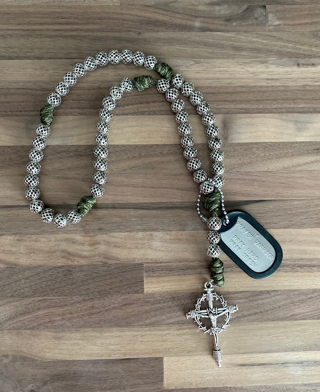 Holy Weapons Rosary Prayer Rosary Baptism Gift First - Etsy