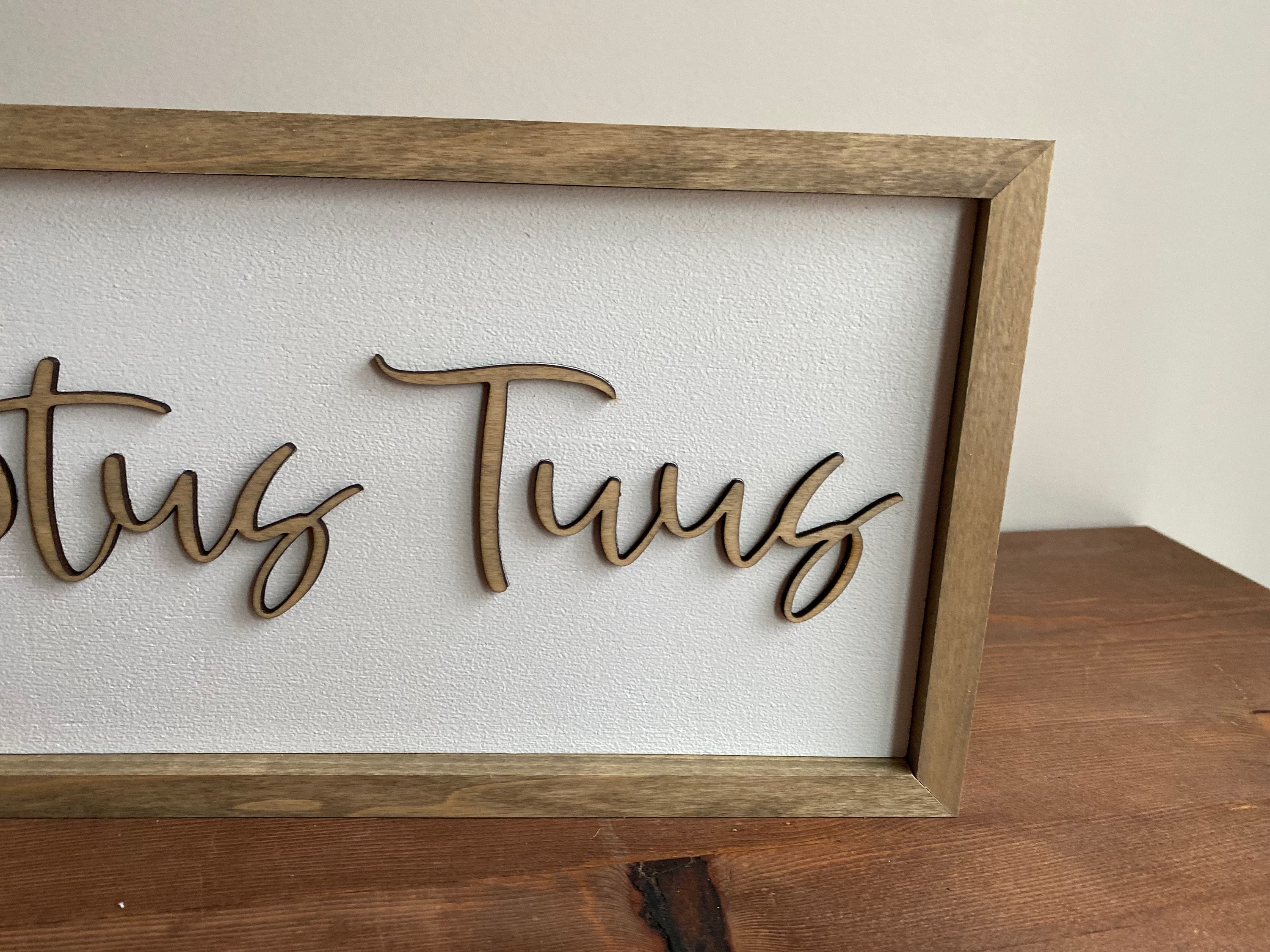 Totus Tuus Sign Wooden Sign Catholic Home Decor Catholic Farmhouse ...