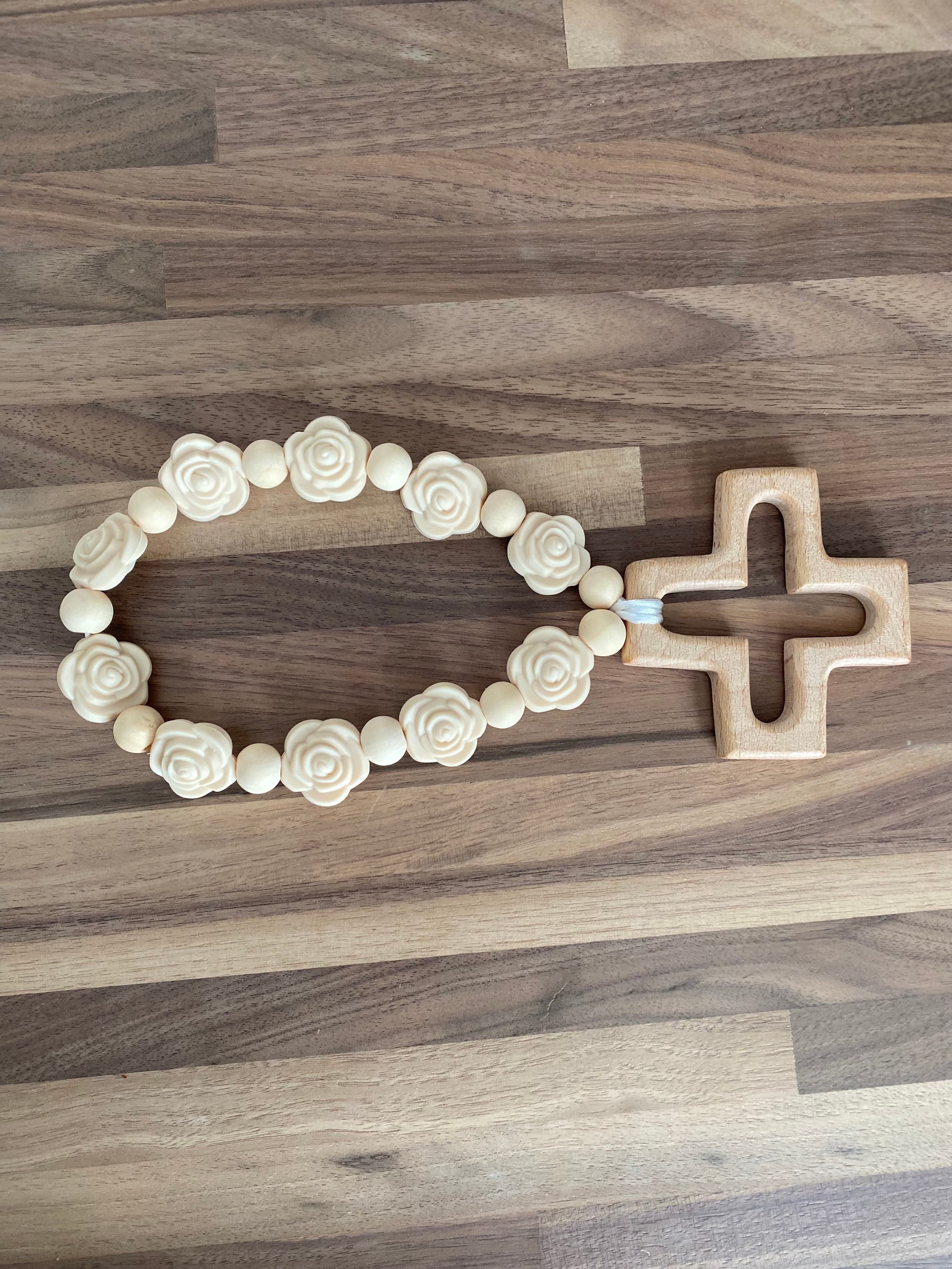 Silicone Baby Decade Rosary – Sensory Teething Toy, Baptism Gift - Etsy