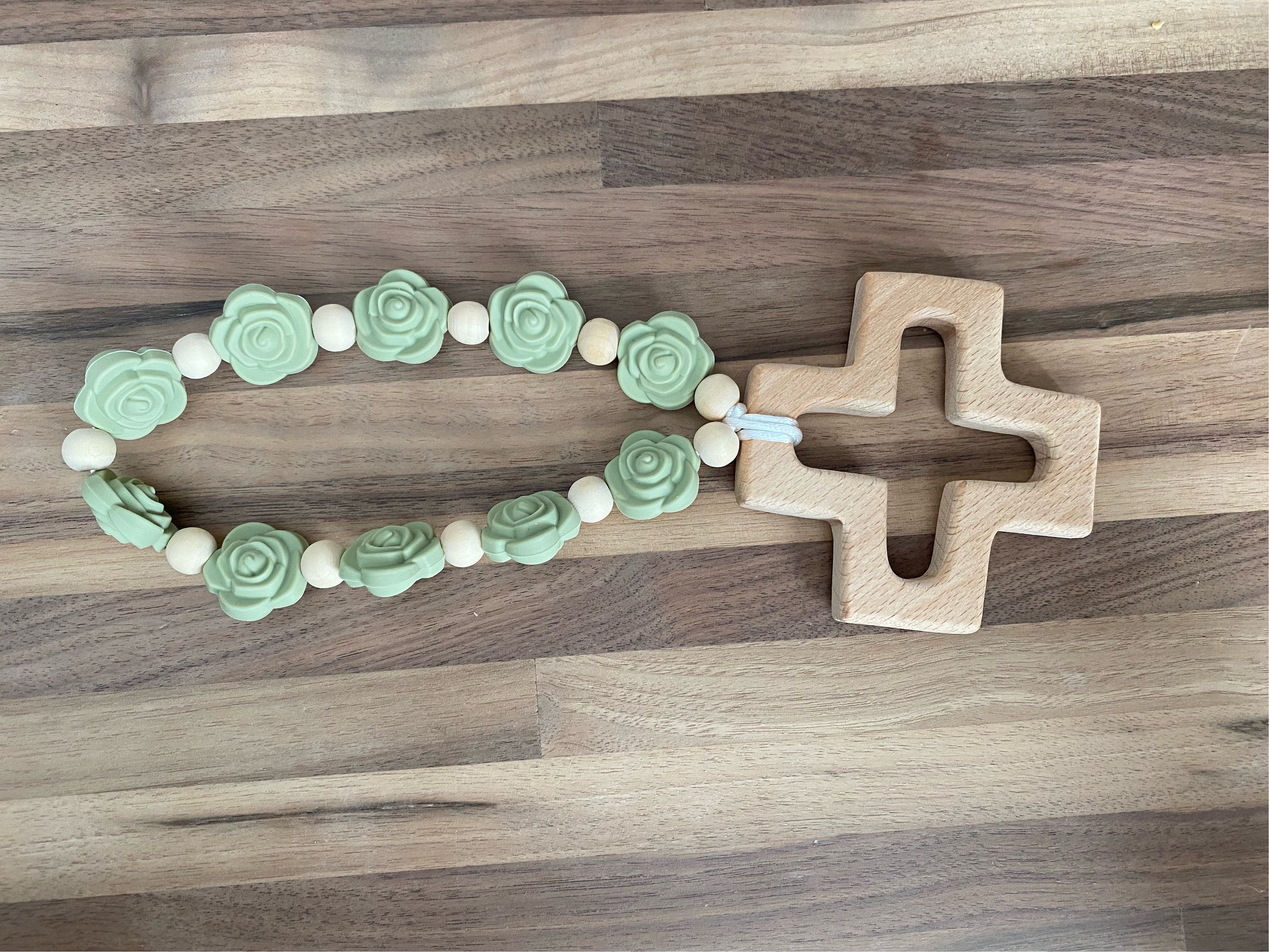 Silicone Baby Decade Rosary – Sensory Teething Toy, Baptism Gift - Etsy