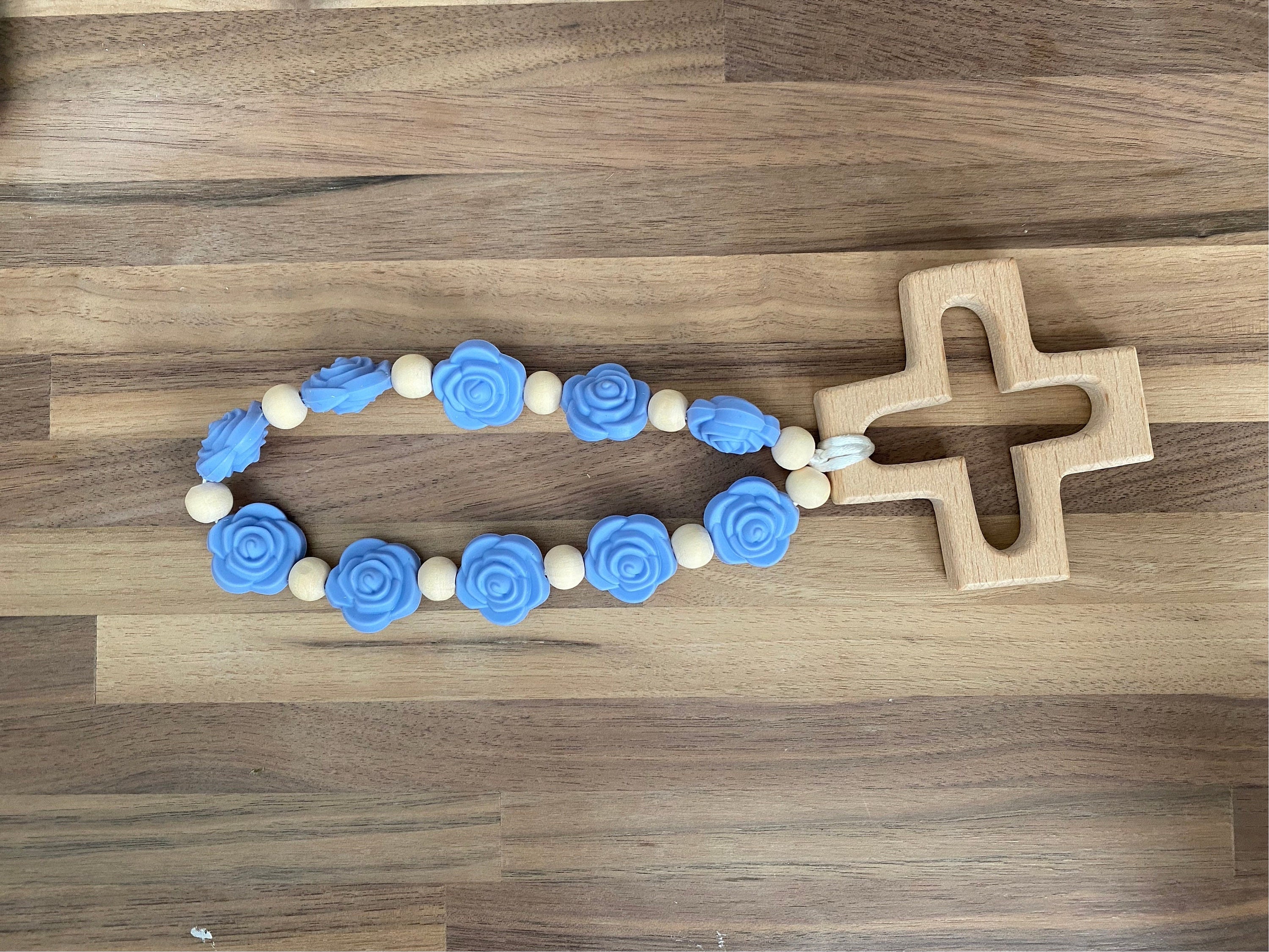 Silicone Baby Decade Rosary – Sensory Teething Toy, Baptism Gift - Etsy