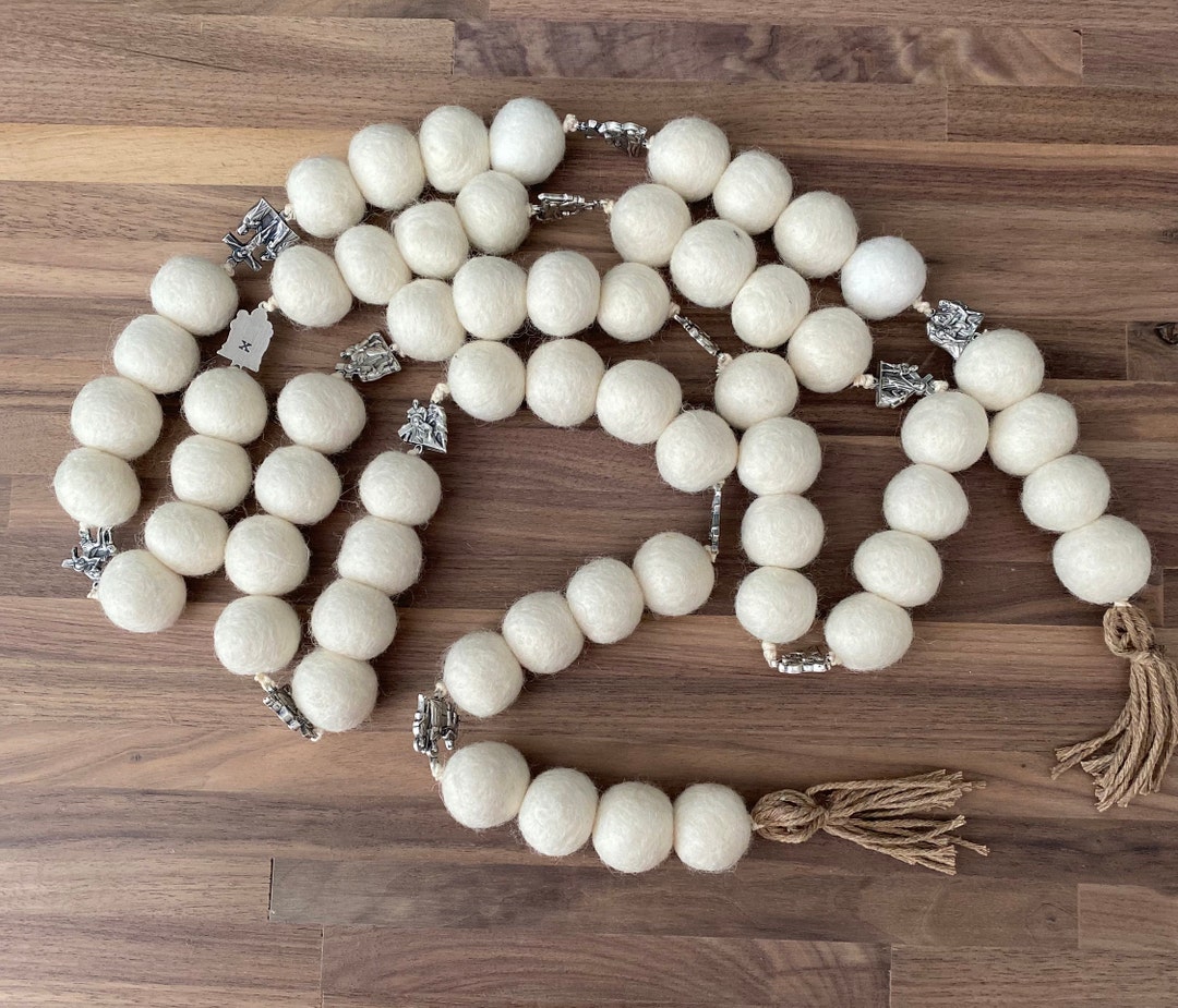 Stations of the Cross Garland Lenten Gift Catholic Home Decor Catholic ...