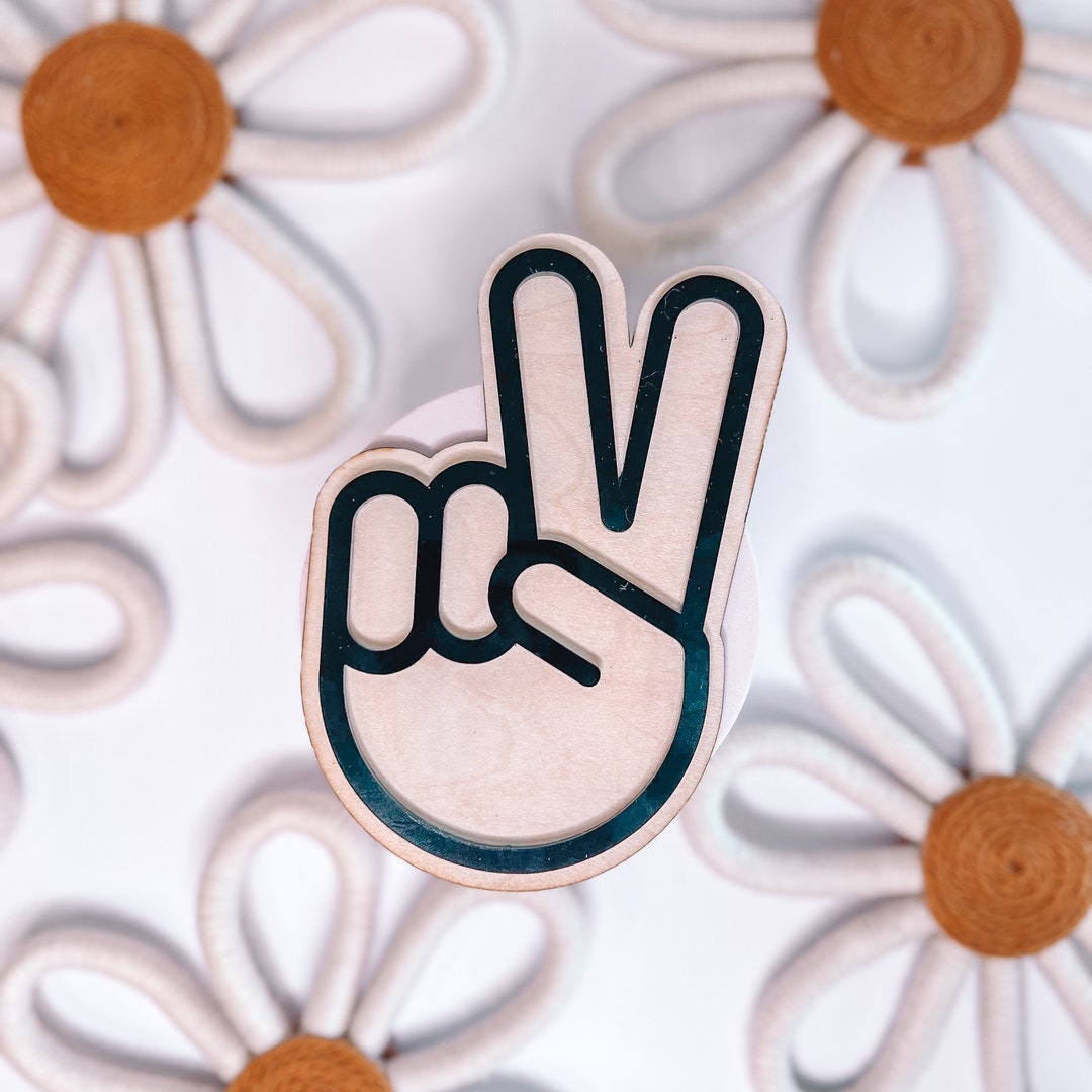Acrylic Peace Sign Custom Sign Nursery Room Decor Nursery Decor Sign ...