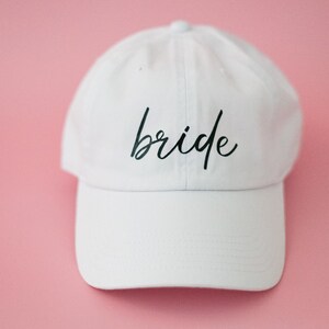 Bride Hat Bride Baseball Cap Bride to Be Gift Bachelorette - Etsy
