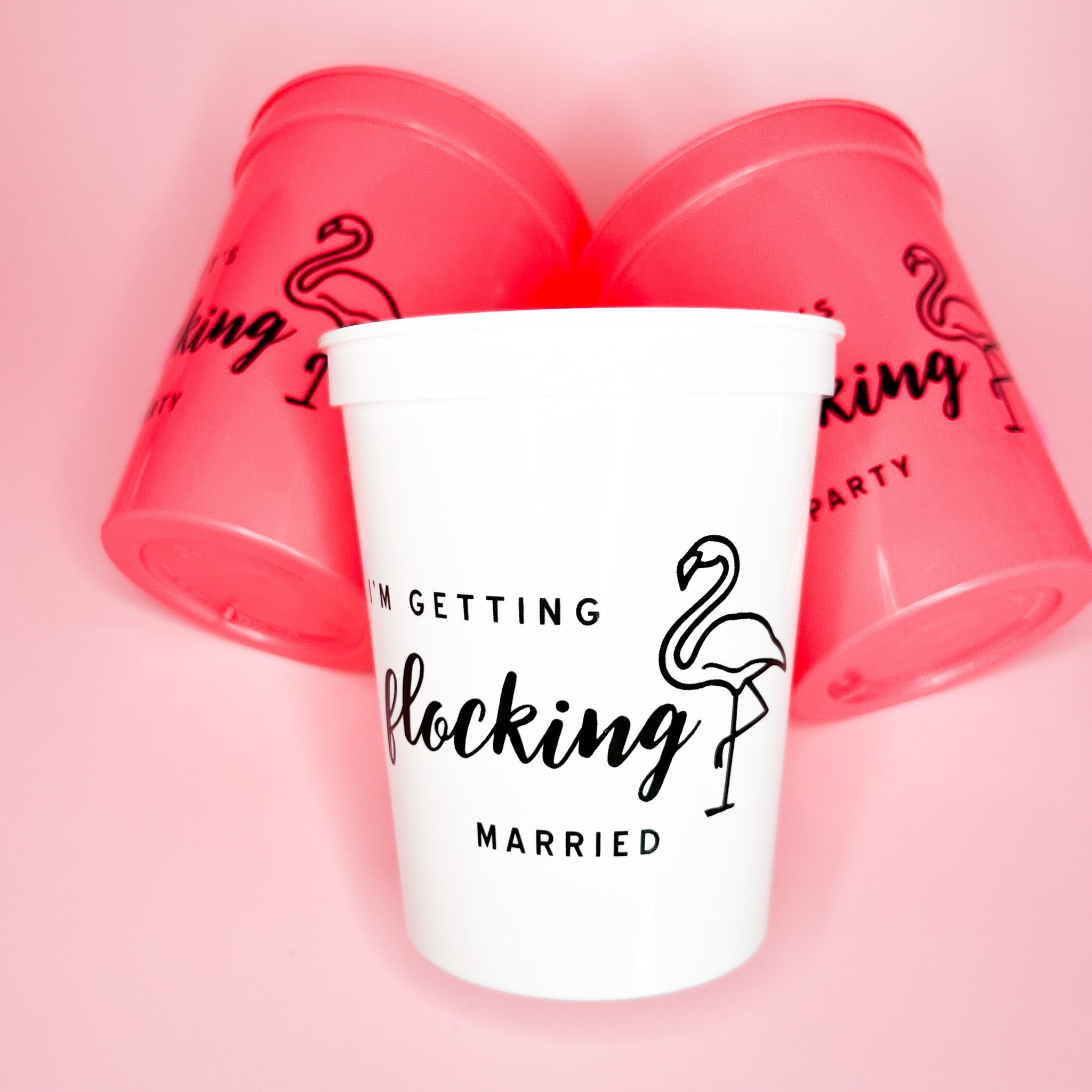 Bachelorette Party Cup 16oz Final Flamingle Bachelorette - Etsy