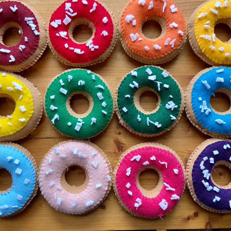 Custom Felt Donuts - Etsy