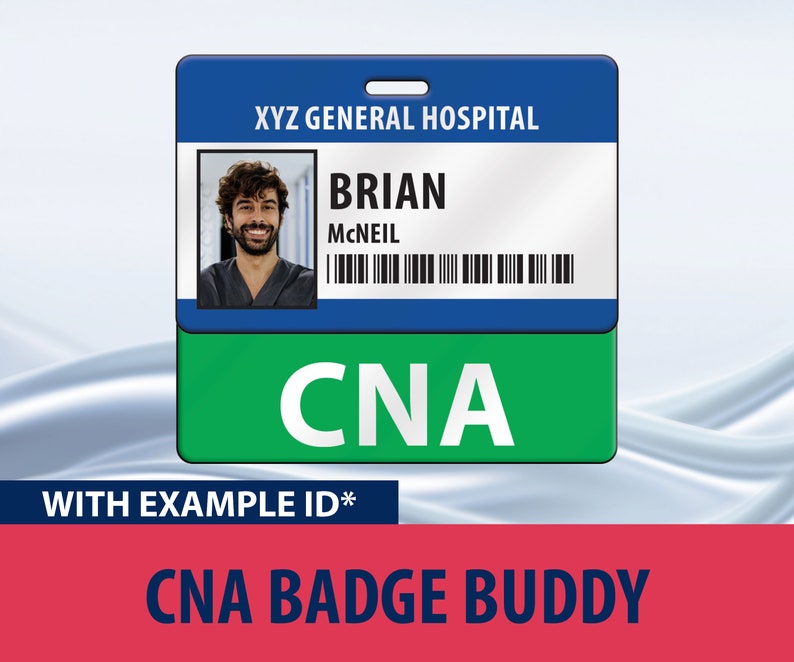 CNA Badge Buddy Plastic Card - Various Colors! - Etsy