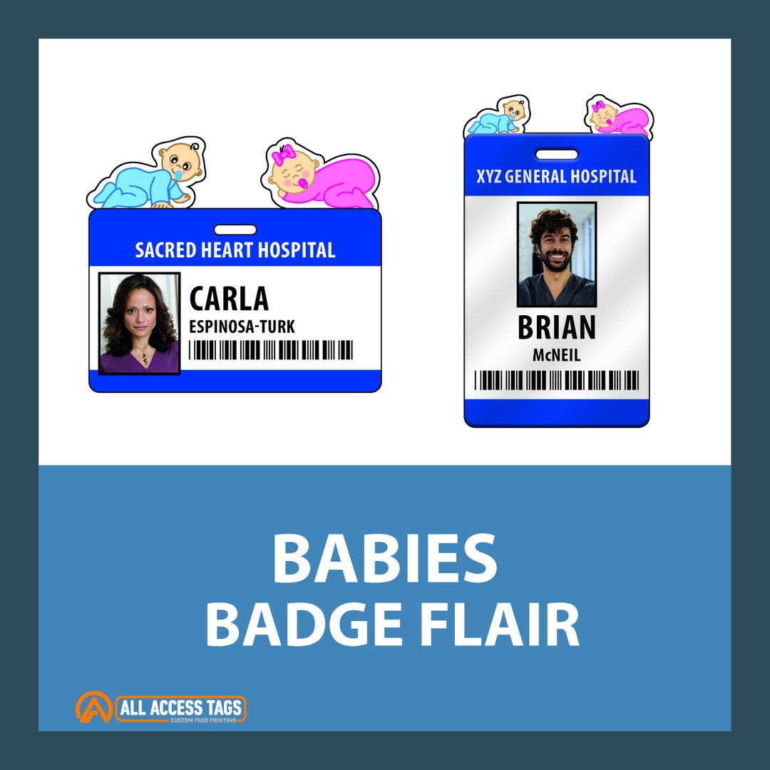Babies Badge Toppers & Badge Flair - Etsy