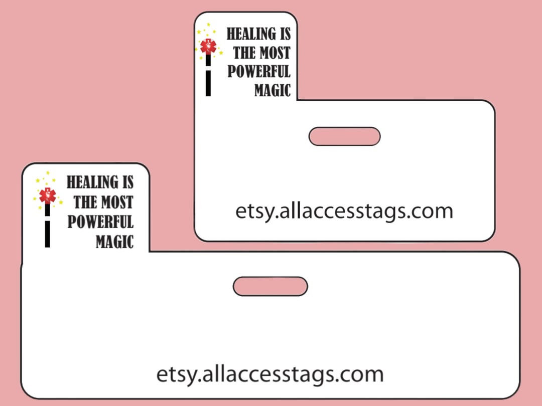 Healing is the Most Powerful Magic Badge Topper & Badge Flair - Etsy ...
