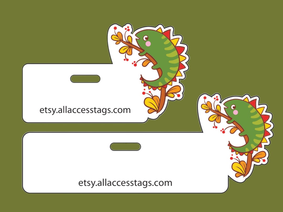 Chameleon Badge Topper & Badge Flair - Etsy