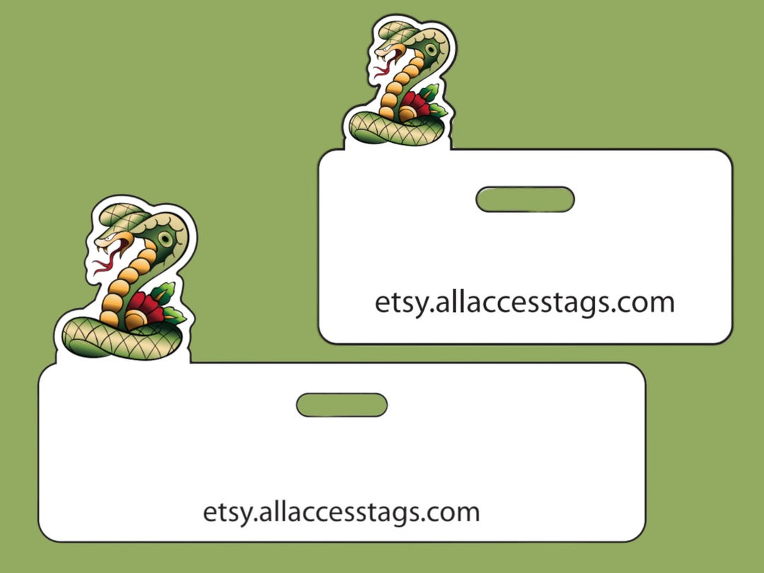 Snake Badge Topper & Badge Flair - Etsy