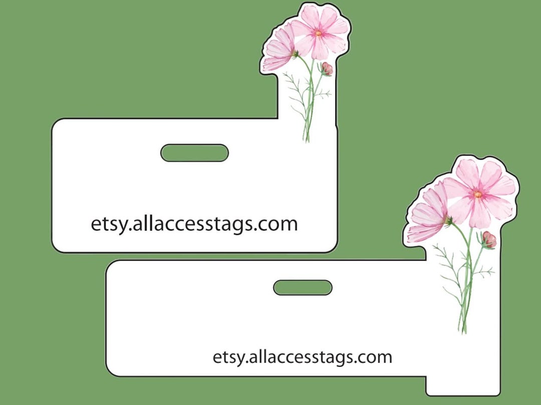 October Cosmos Badge Topper & Badge Flair - Etsy