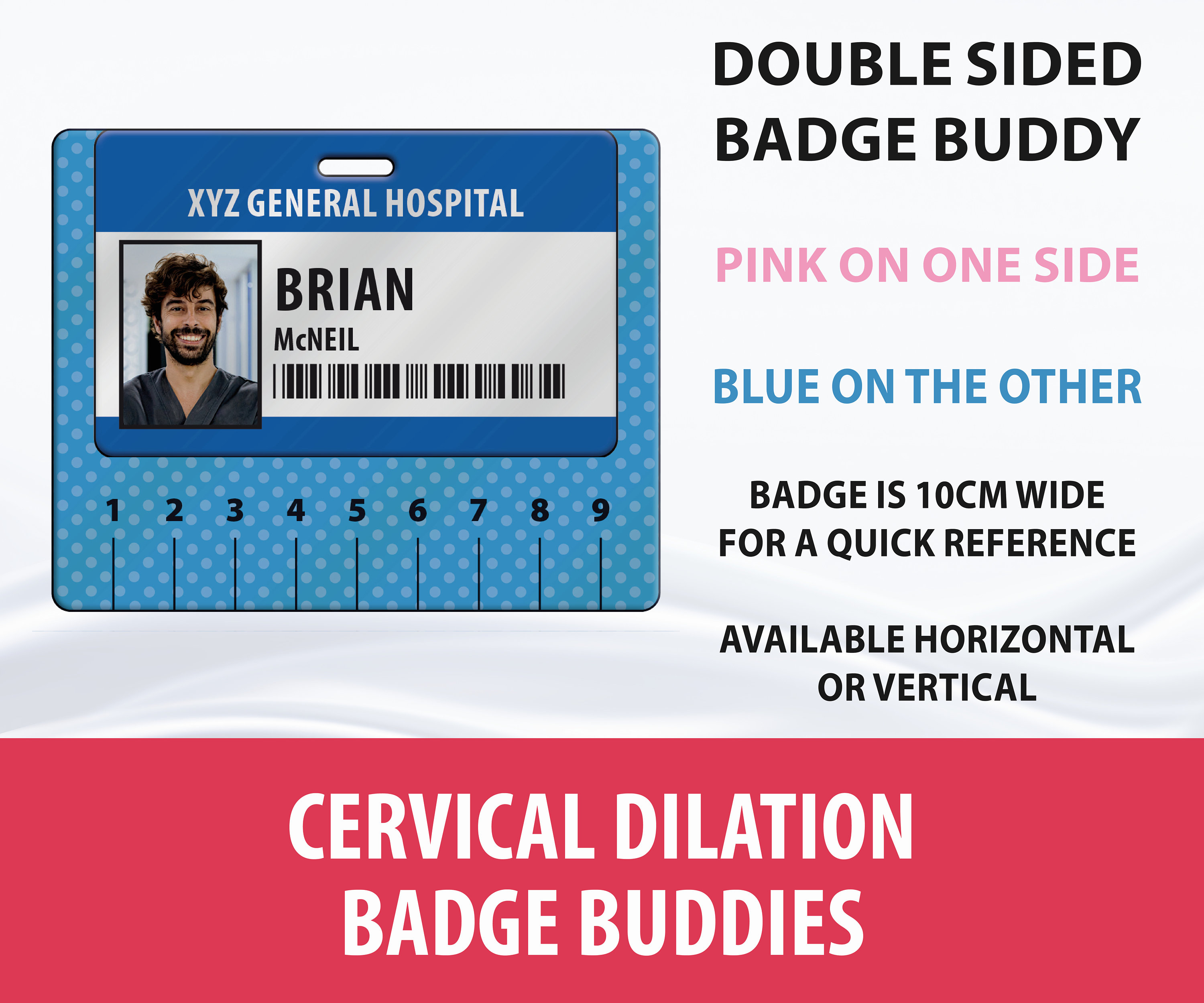 Cervical Dilation Badge Buddy - Labor and Delivery Nurse Reference ...