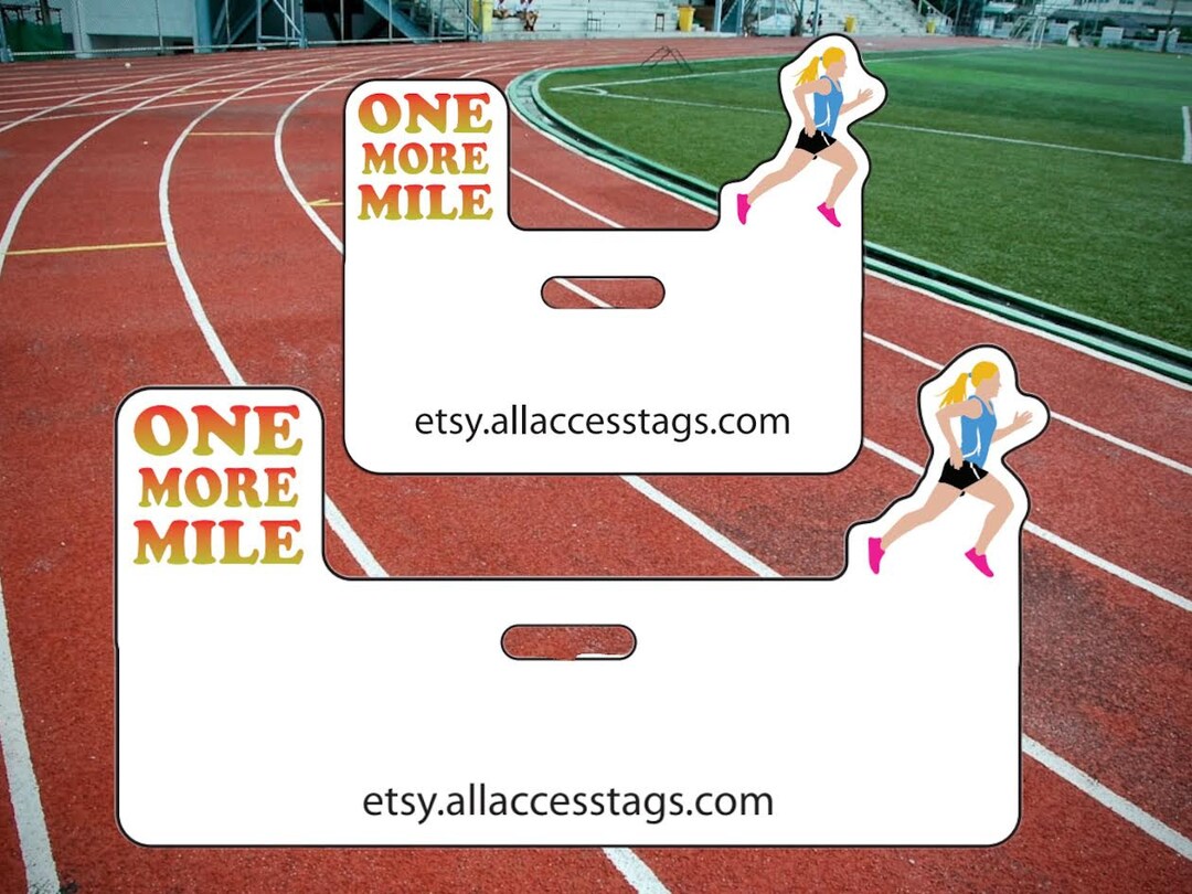 One More Mile Female Badge Topper & Badge Flair - Etsy Australia
