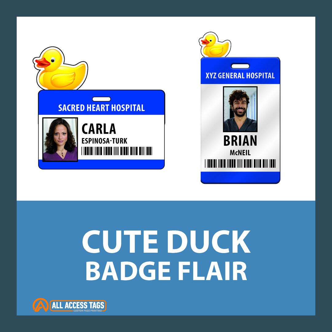 Rubber Duck Badge Topper & Badge Flair - Etsy