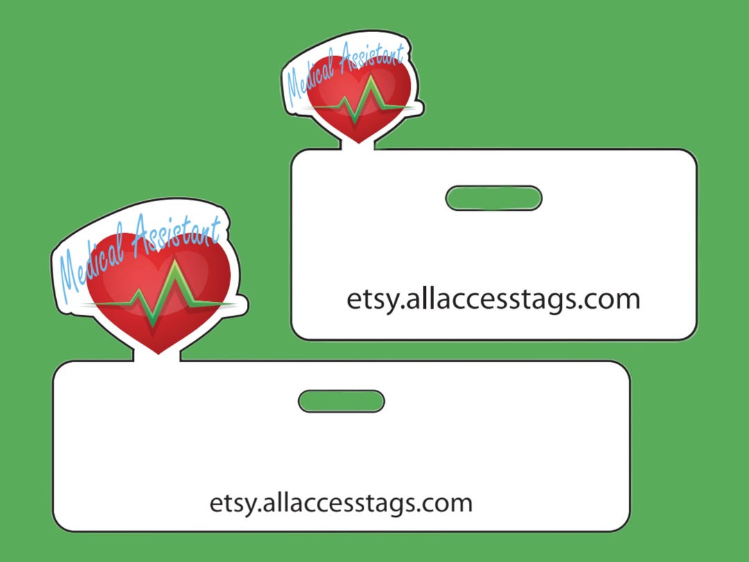 Medical Assistant Badge Topper & Badge Flair - Etsy Australia