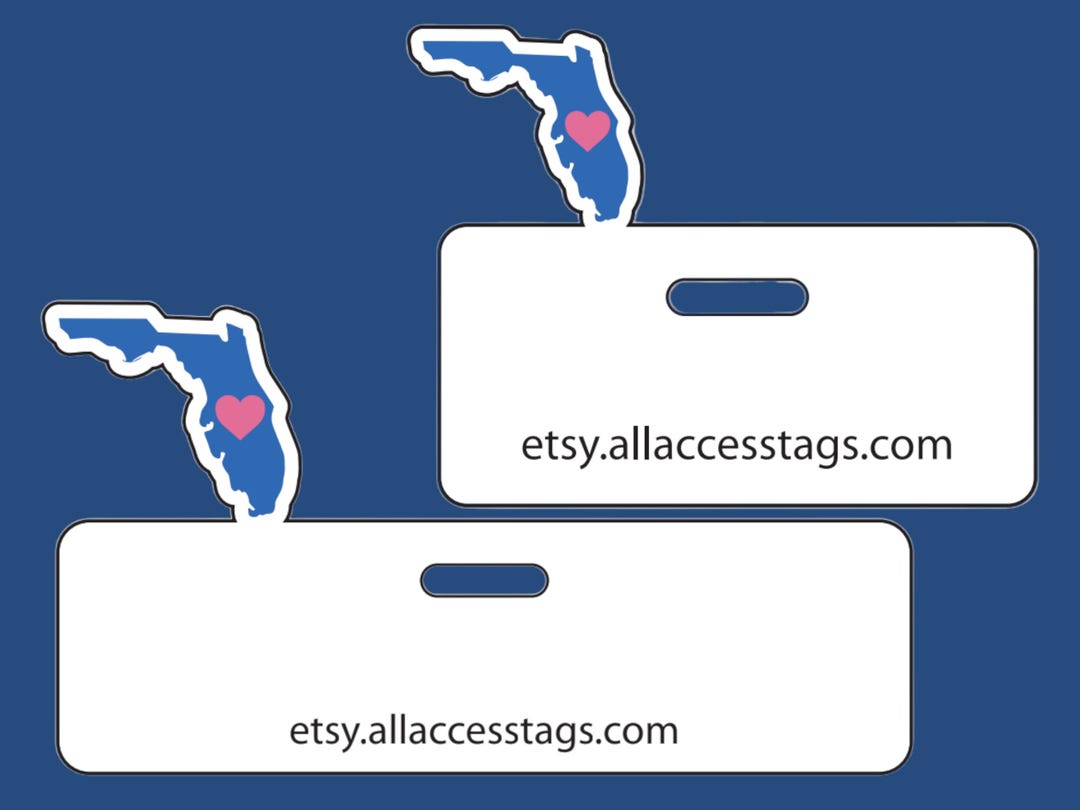 Florida Badge Topper & Badge Flair - Etsy
