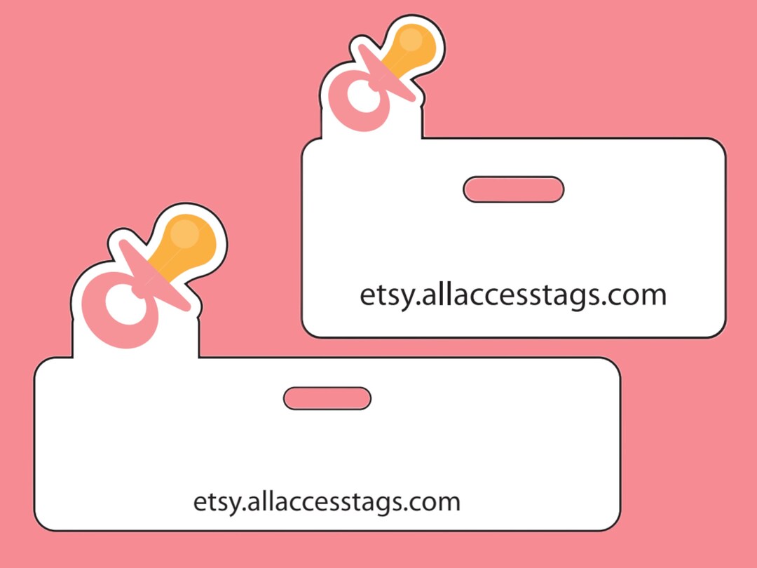 Pacifier Badge Topper & Badge Flair - Etsy