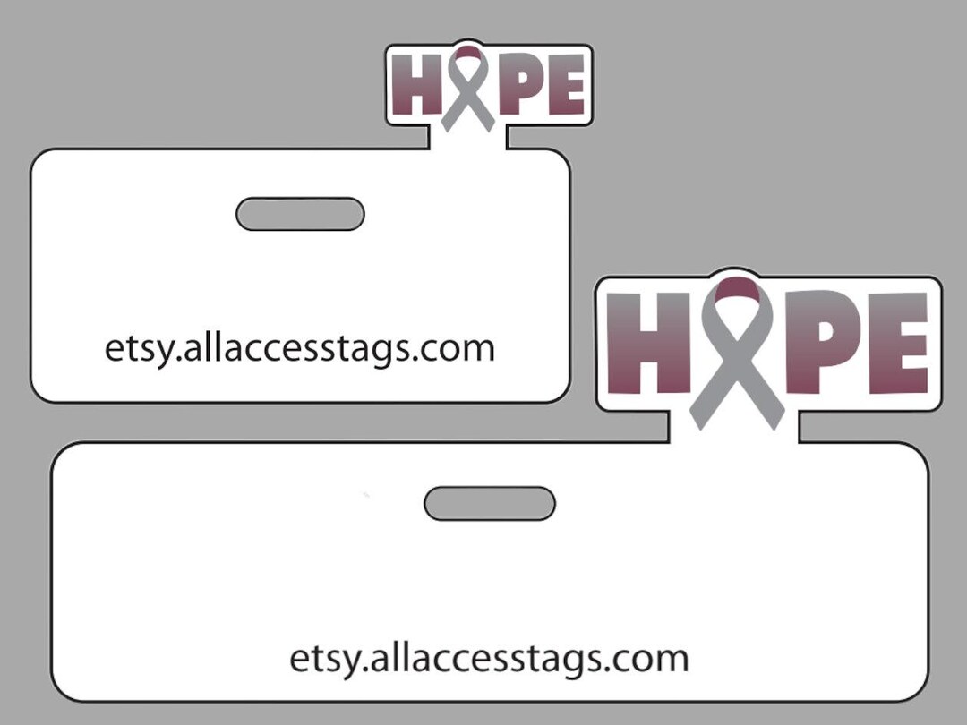 Brain Cancer Hope Badge Topper & Badge Flair - Etsy Australia