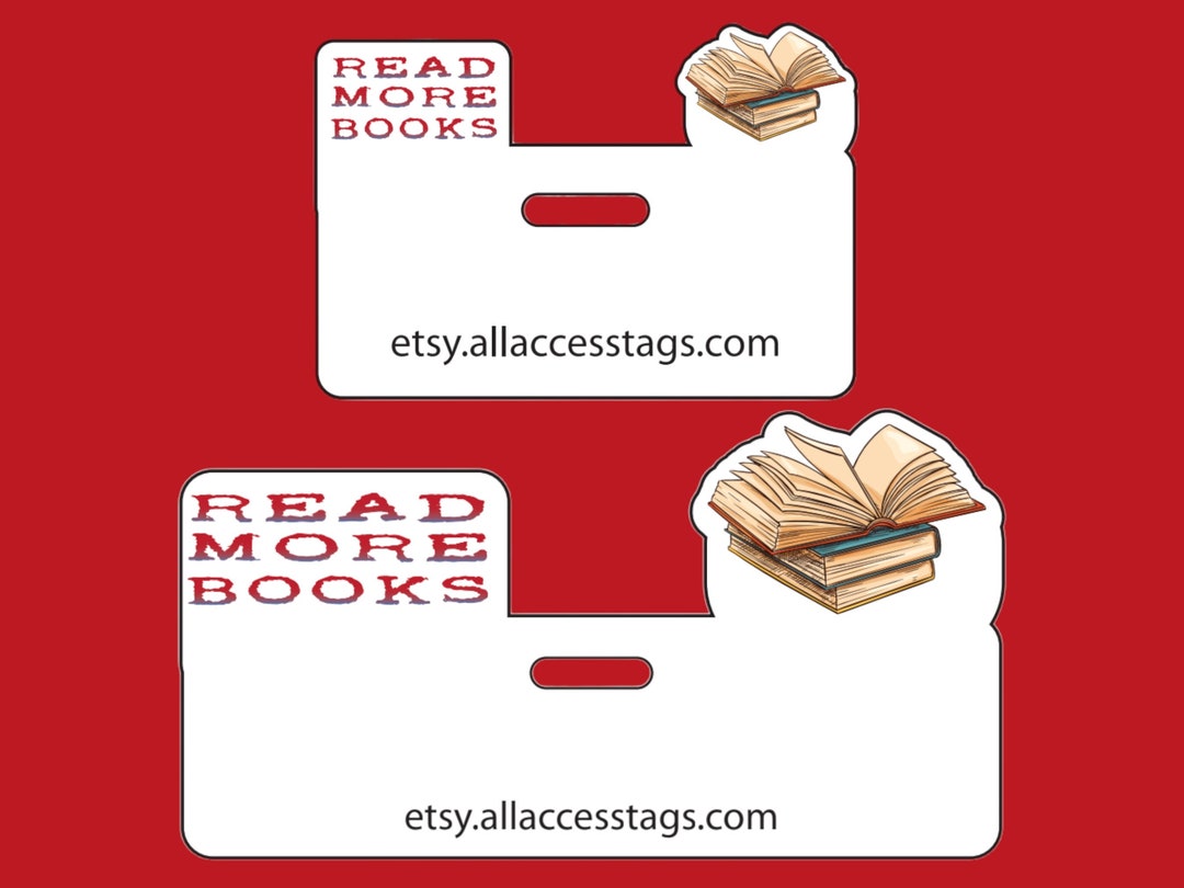 Read More Books Badge Topper & Badge Flair - Etsy Australia