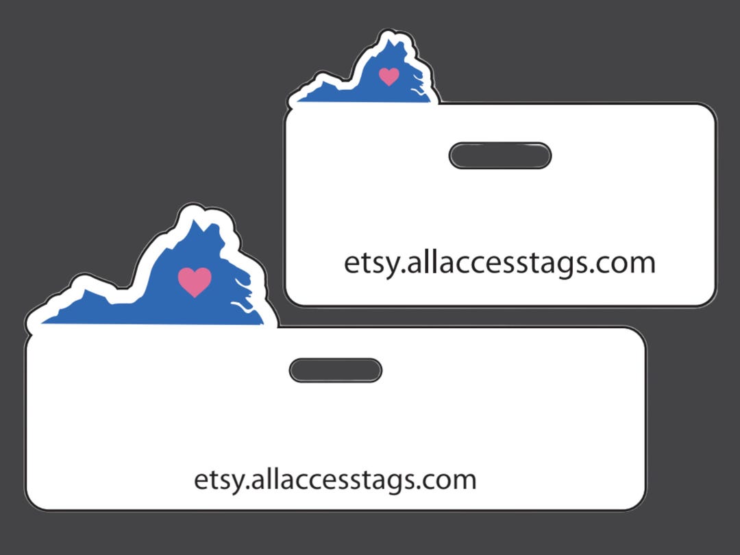 Virginia Badge Topper & Badge Flair - Etsy
