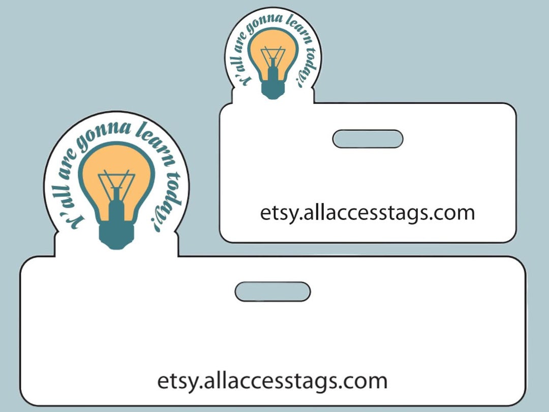 Y'all Are Gonna Learn Today! Badge Topper & Badge Flair - Etsy Australia