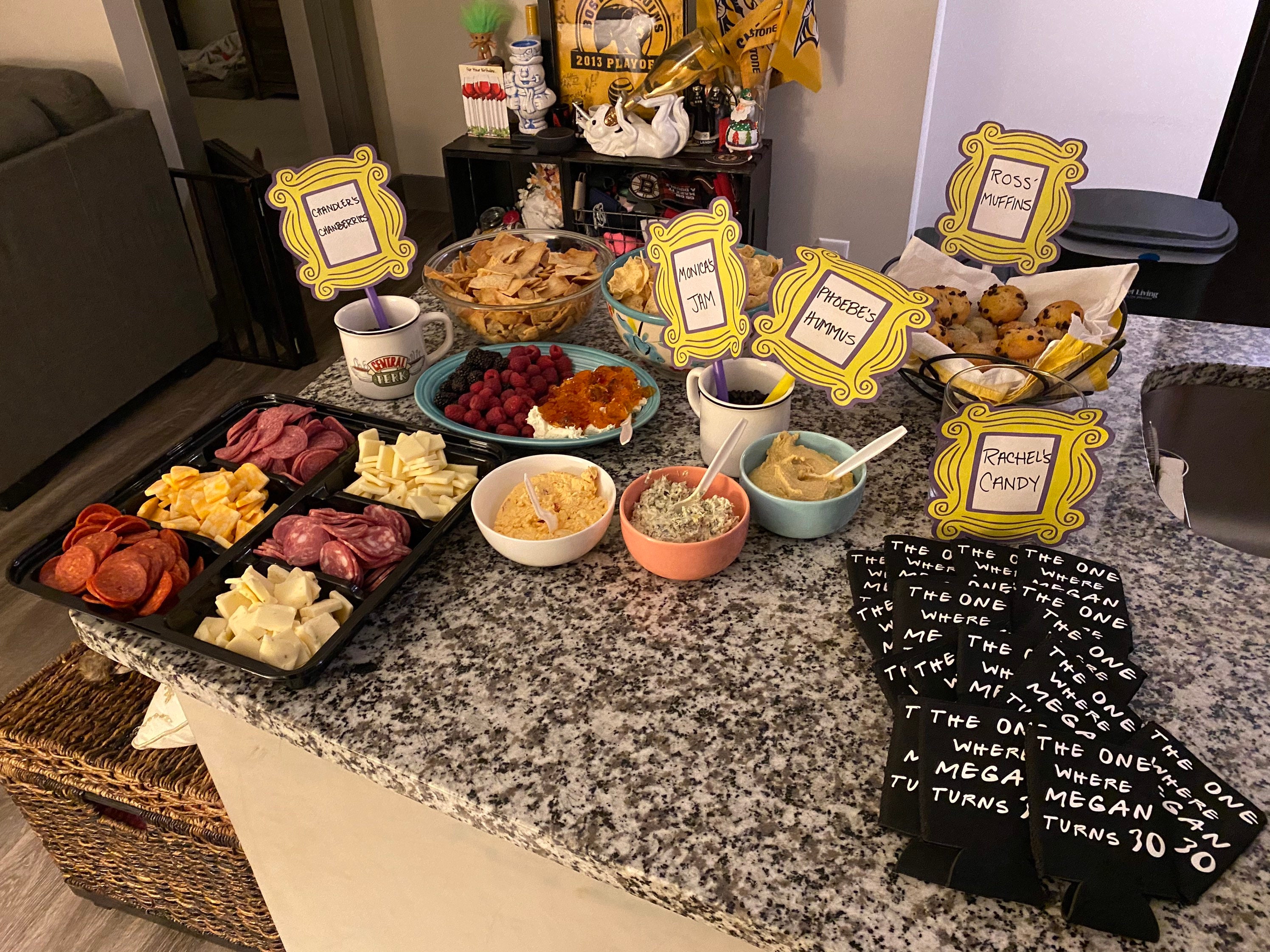 FRIENDS Themed Party Food Signs - Set of 14 - Etsy