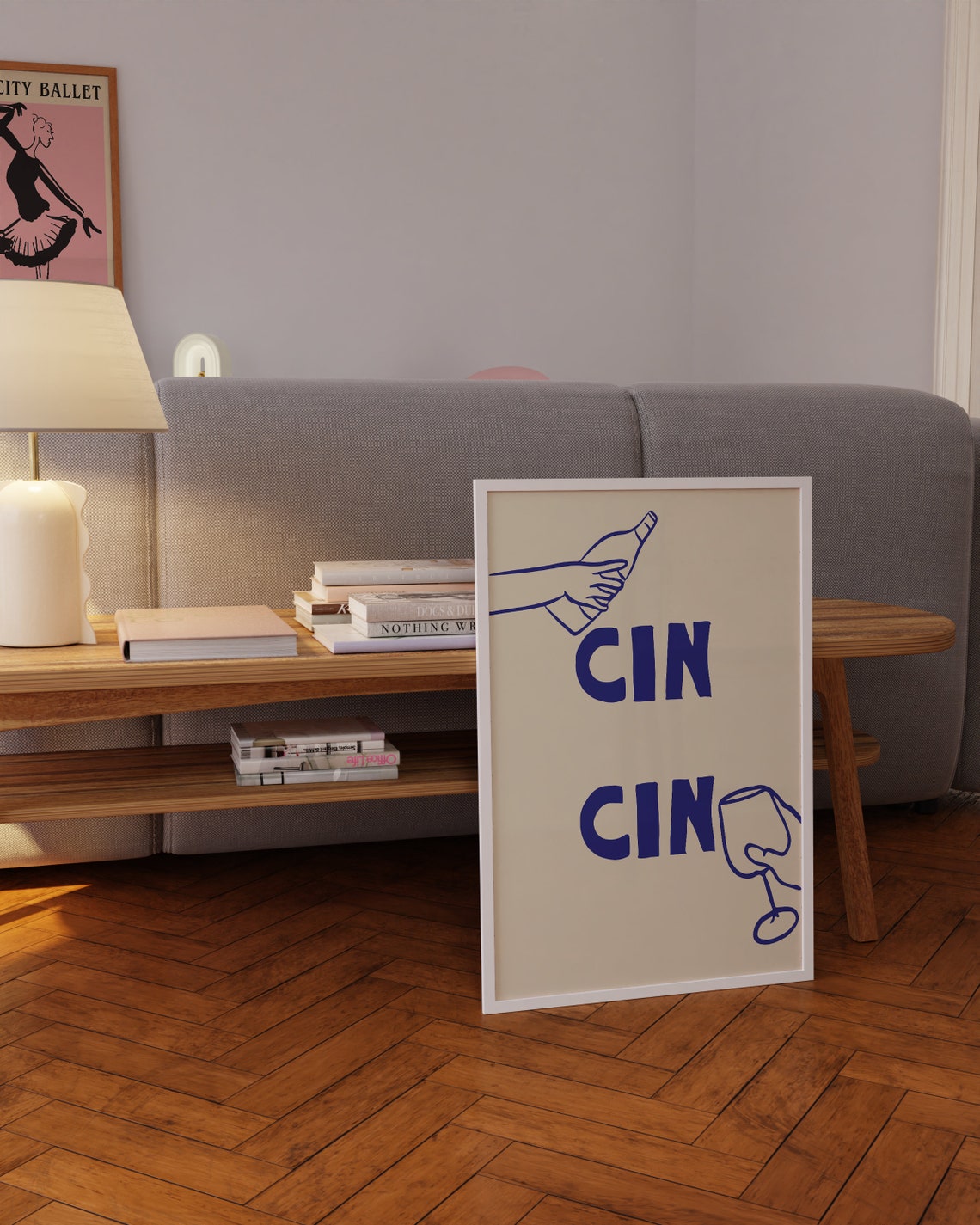 Cin Cin Retro Drink Print – Bar Cart Art (digital Download) - Etsy