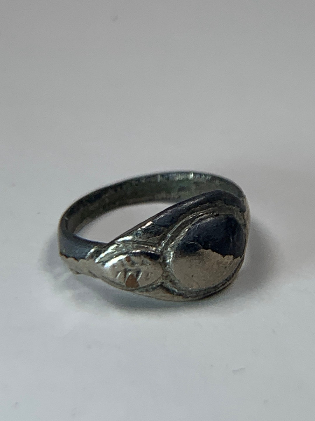 Vintage Silver Simple Ring - Etsy