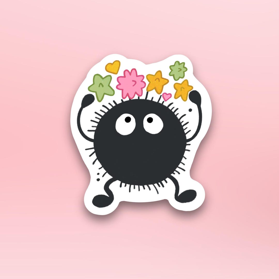 Soot Balls Sprite Sticker | Vinyl Waterproof Stickers for Bullet ...