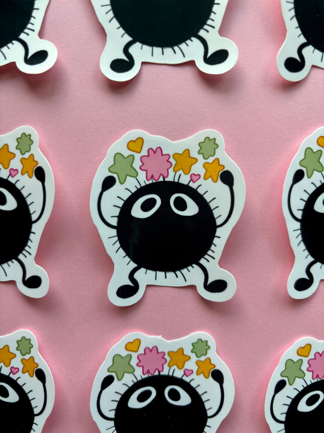 Soot Sprite Cute Sticker Vinyl Waterproof Stickers for Bullet Journal ...