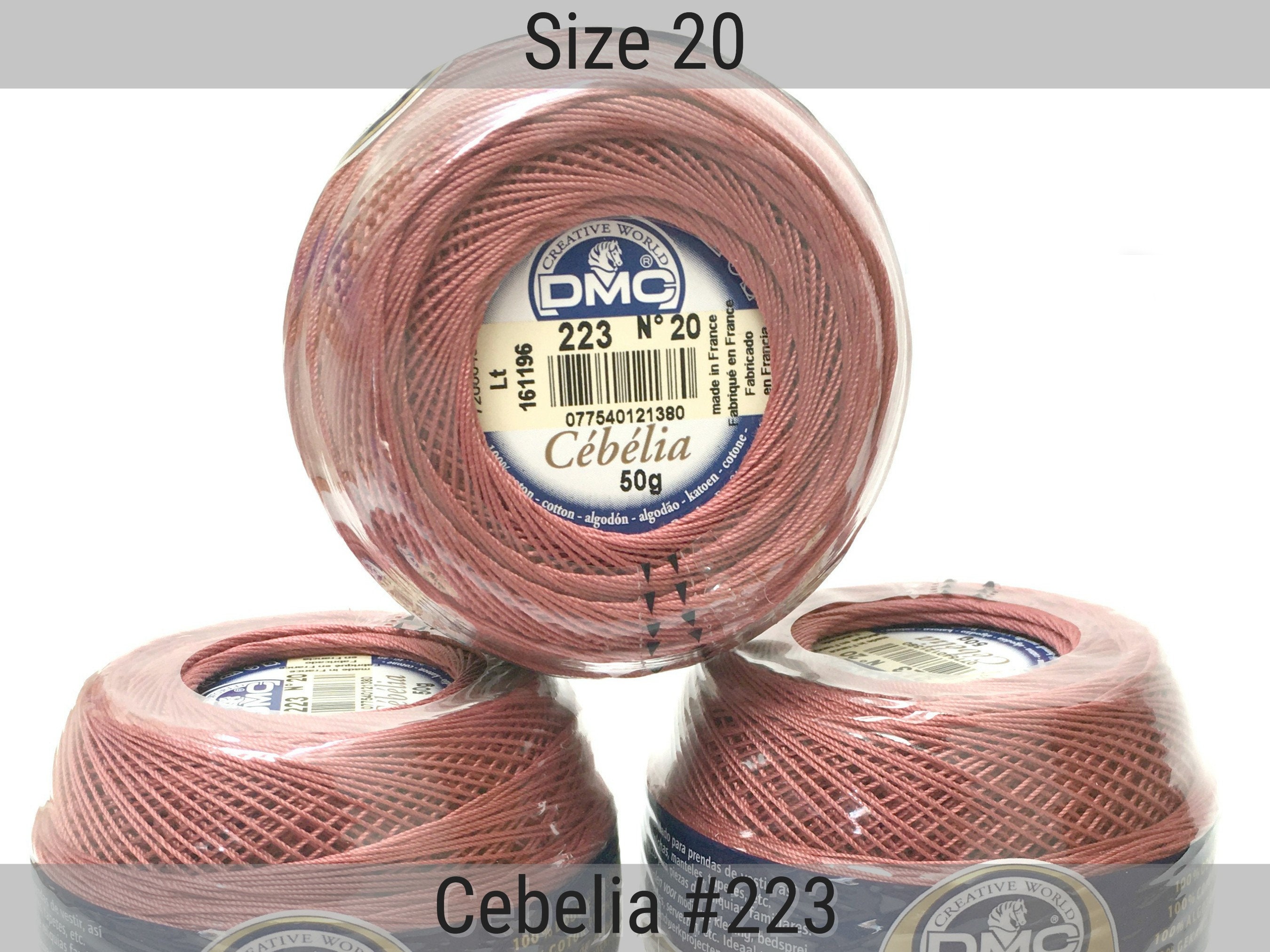DMC 223 Shell Pink Light Cebelia Size 20 Crochet - Etsy