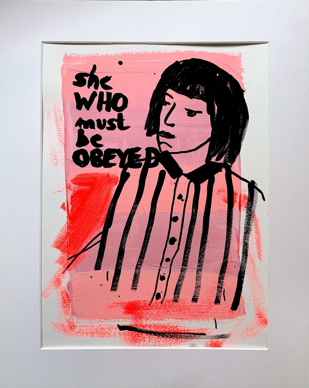 Original Illustration on DIN A3 Paper, She - Who Must Be Obeyed ...