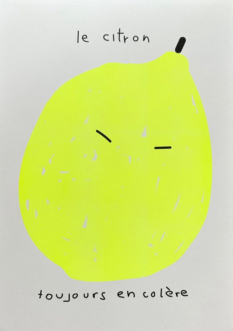Riso Print A3 - Edition - Poster - Print - Le Lemon - Toujours En ...