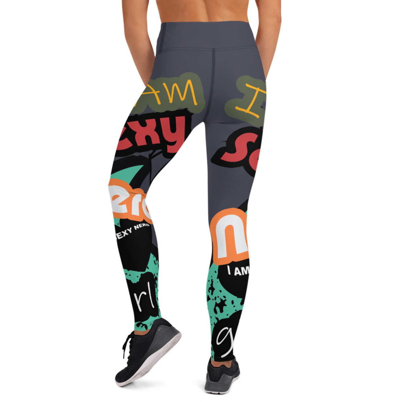 Nerd4Life Sexy Nerd Geek Fitness Yoga Leggings | Etsy