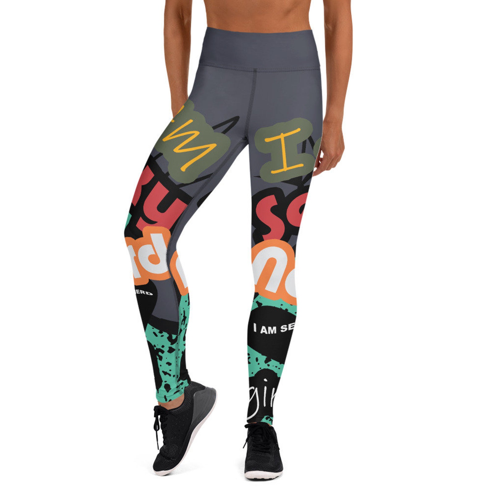 Nerd4life Sexy Nerd Geek Fitness Yoga Leggings - Etsy