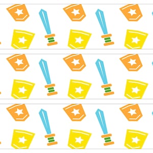 Gamer Geek Bulletin Board Border 8 Printable Designs - Etsy