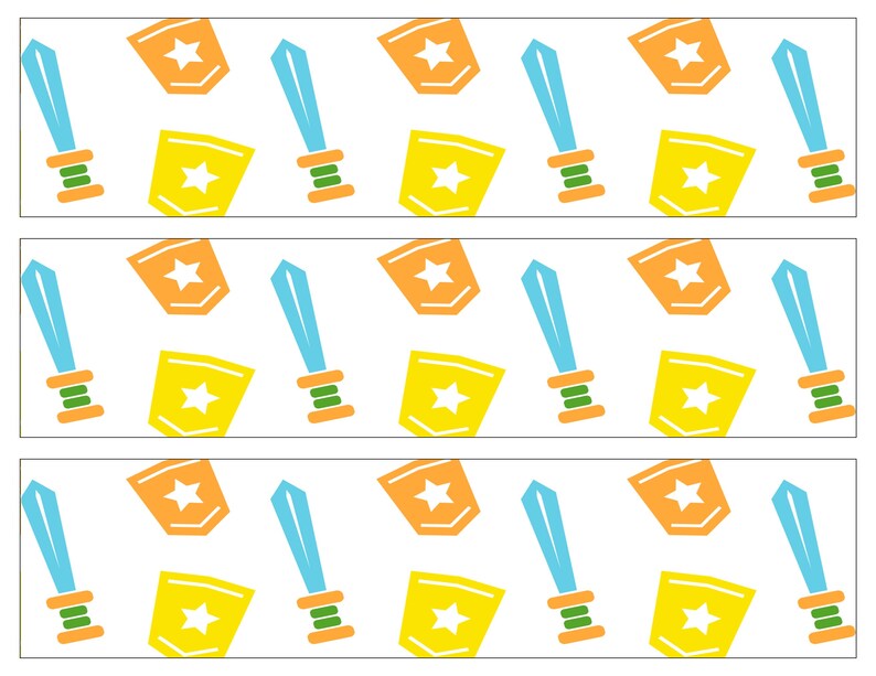 Gamer Geek Bulletin Board Border 8 Printable Designs - Etsy